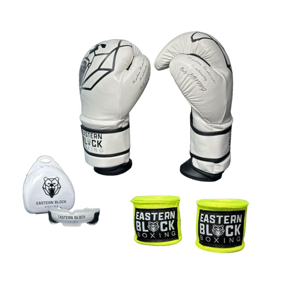 Boxing Package (Hand Wraps, Boxing Gloves + Mouthpiece) - Eastern Block ...